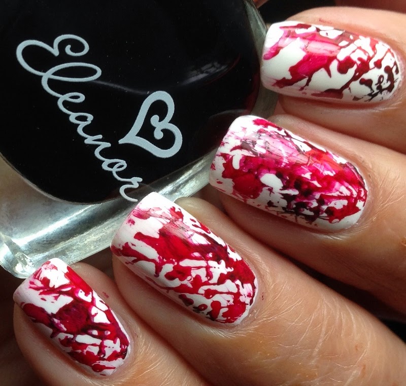 The Made Up Maiden: Halloween Gory Blood Splattered Nails!