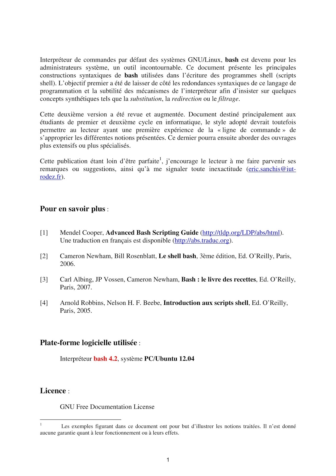 Introduction à la Programmation en Bash ~ SMIA studies