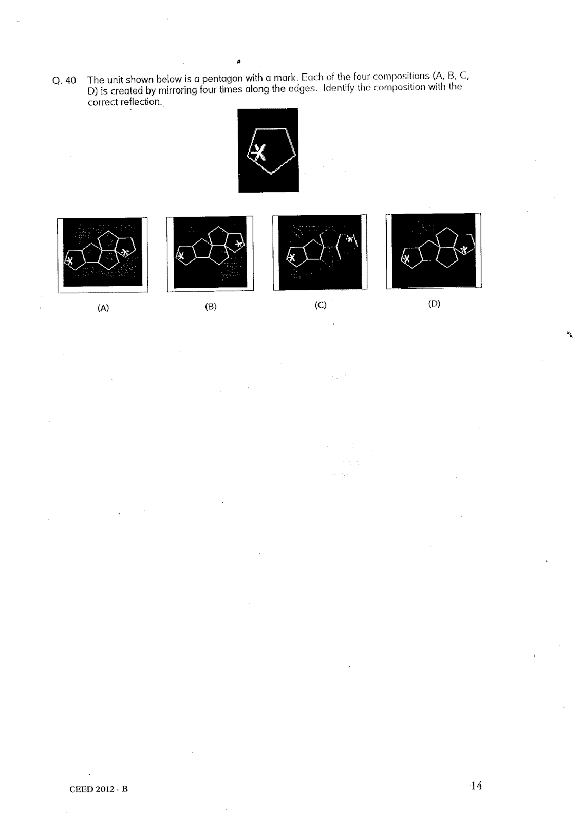 CEED 2012 Question Paper