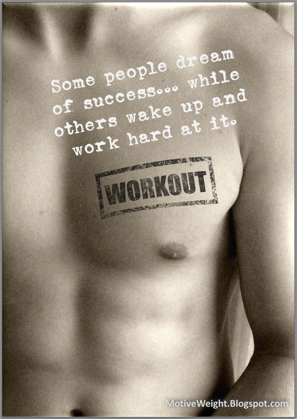 MotiveWeight: Work Hard For Success