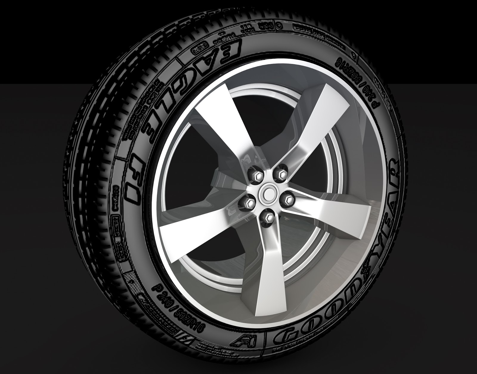 Tutoriales Cinema 4D y más...: Tutorial Llanta Camaro con Cinema 4D