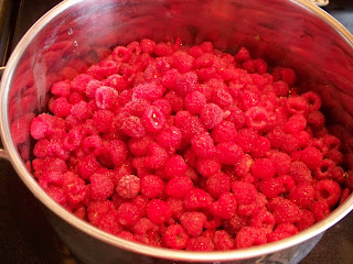 Raspberry Syrup - Adventures of a DIY Mom