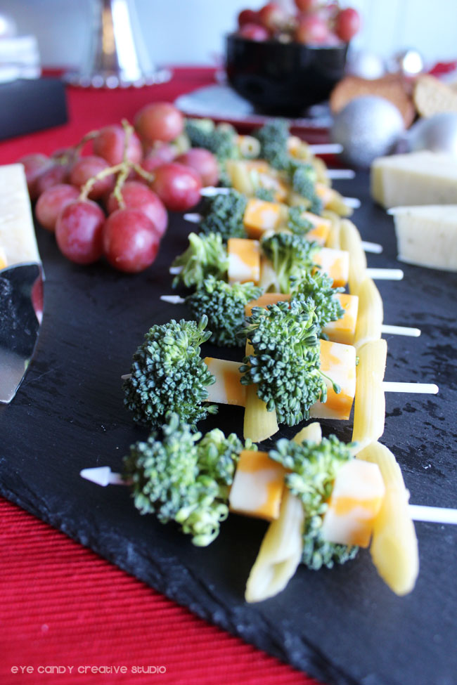 Eye Candy Creative Studio: RECIPE :: Holiday Pasta Bites Appetizer ...