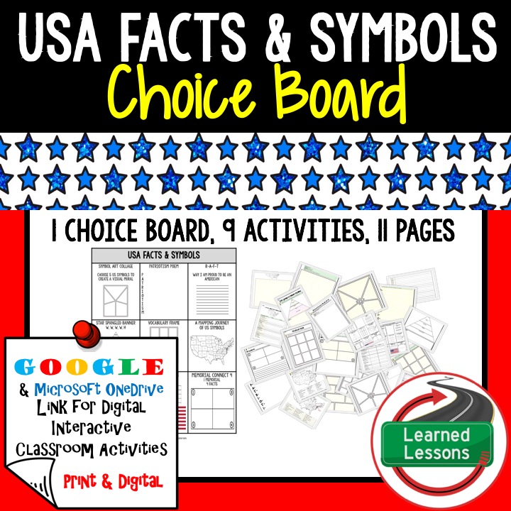 Civics Digital Classroom Choice Boards GO GOOGLE! - Learned Lessons ...