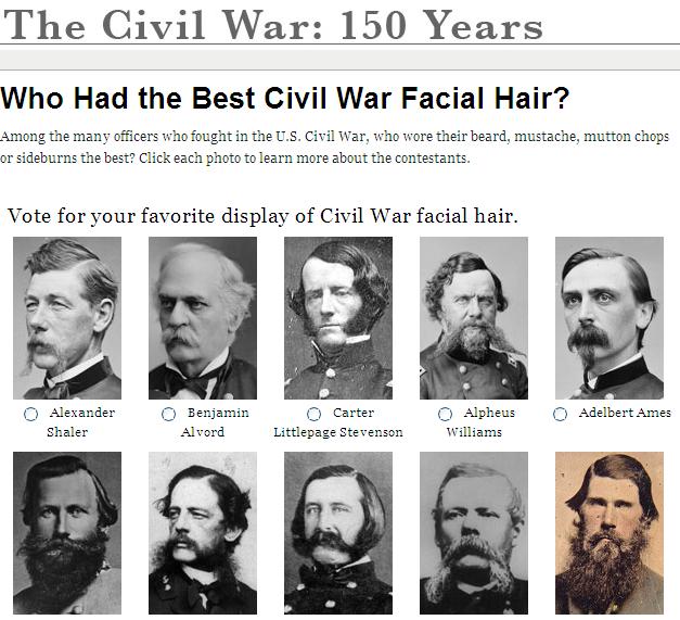 UpFront with NGS: Smithsonian -- Who Had the Best Civil War Facial Hair?