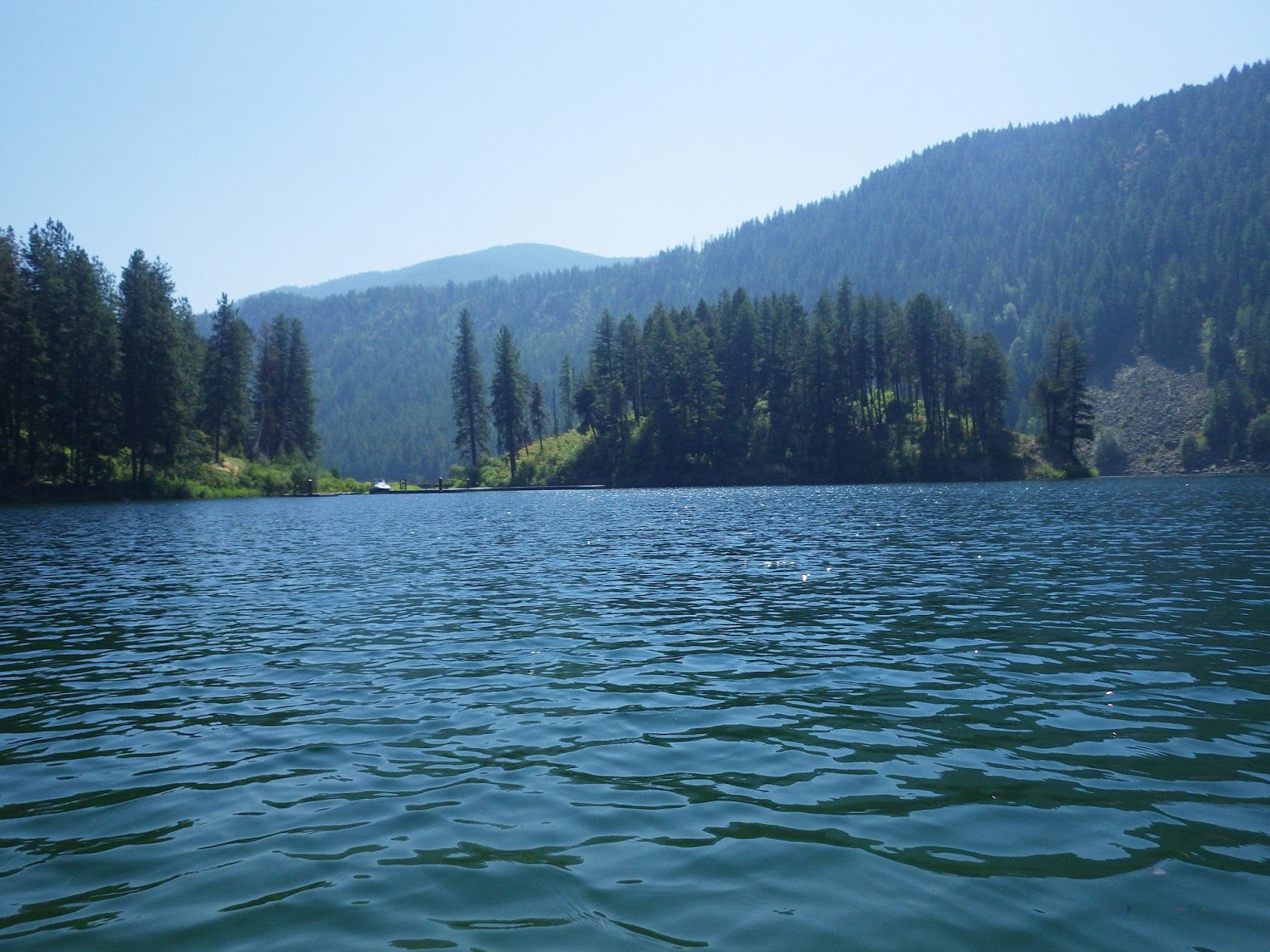 Dave'n'Kathy's Vagabond Blog: Paddling Pend Oreille Lake