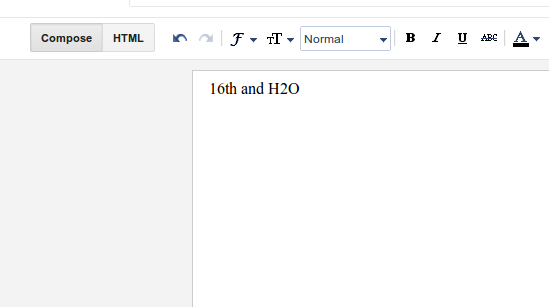 How to Write Superscript and Subscript Letters in Blogger ? « Funny ...