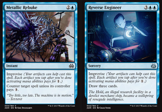 Magic the Gathering Adventures: Aether Revolt Review: Blue
