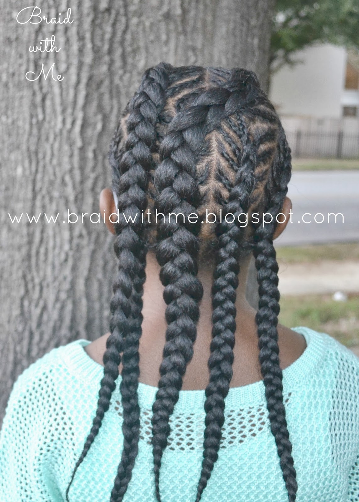 Braid with Me: Natural Styles for Kids: Fish Bone Cornrows