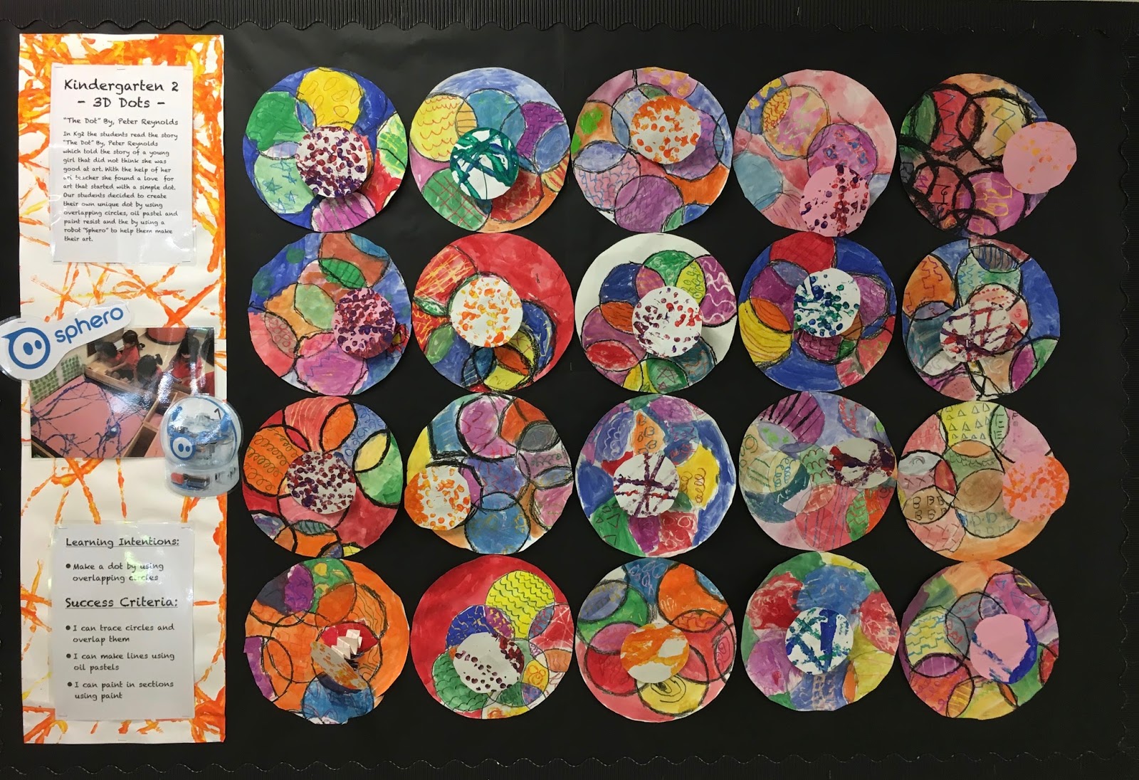 Visual Arts - Primary : Kindergarten 2 Dot project