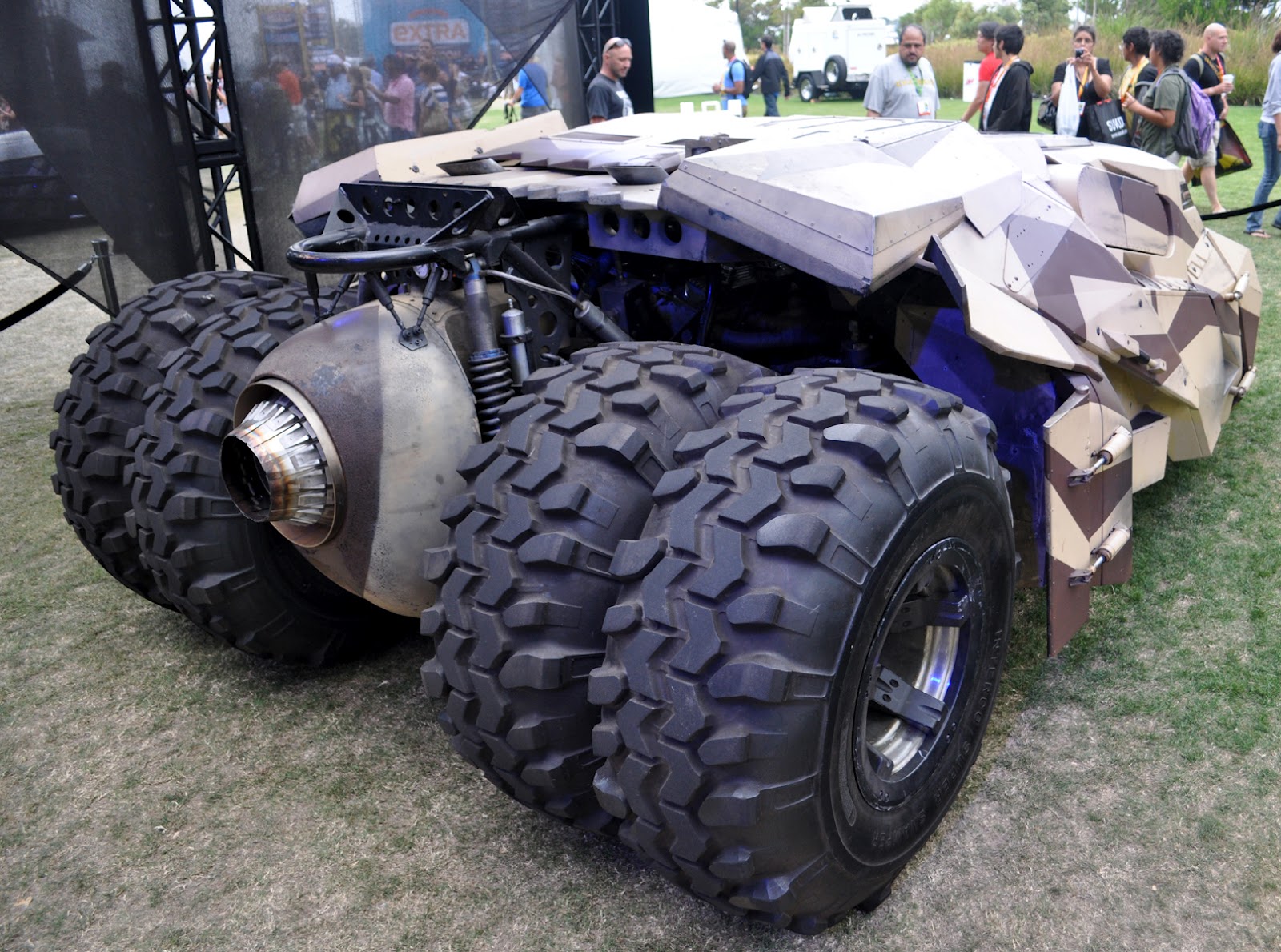 Just A Car Guy: The Camouflage Tumblr Batman vehicle at Comic Con, but ...