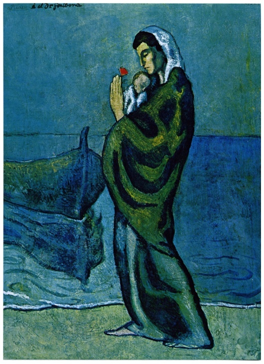 MI PINACOTECA: Expresionismo. PABLO PICASSO. Período azul 3
