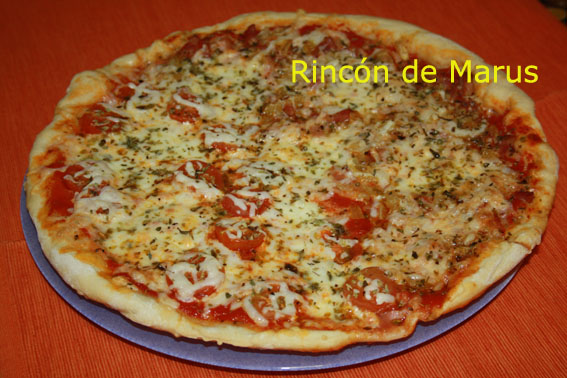 RINCÓN DE MARUS: PIZZA DUO MARGARITA-BEICON DE FIN DE SEMANA