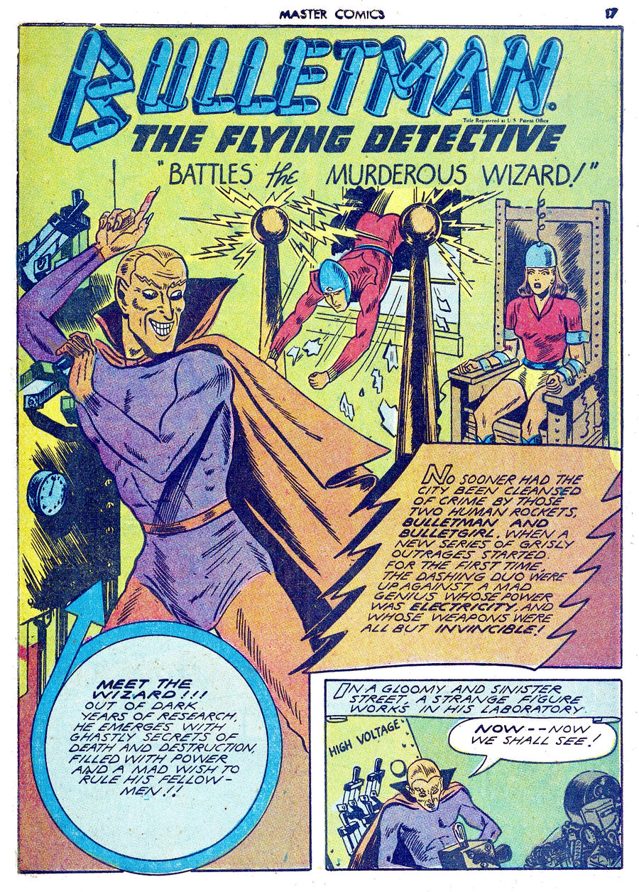 Pappy's Golden Age Comics Blogzine: Number 2316: Bulletman and ...