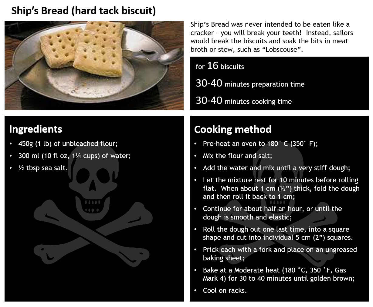 Tastes Of History: Dishes for a Pirate Banquet