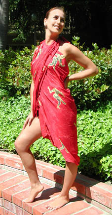 How to tie a sarong | Modas Modernas