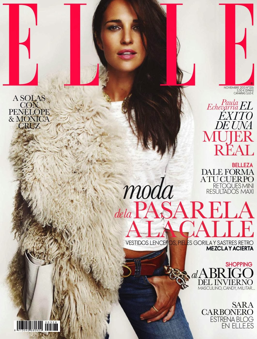 Paula Echevarria by Xavi Gordo Magazine Photoshoot For Elle Spain ...