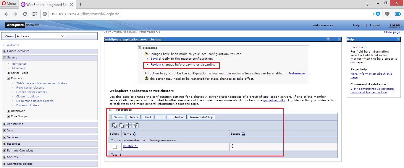 MiddlewareBox: Creating WebSphere® Application Server ND Cluster using ... MiddlewareBox: Creating WebSphere® Application Server ND Cluster using ...