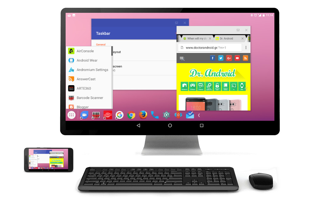 Taskbar | Με μία οθόνη, ένα πληκτρολόγιο και ένα smartphone, μπορείς να ...