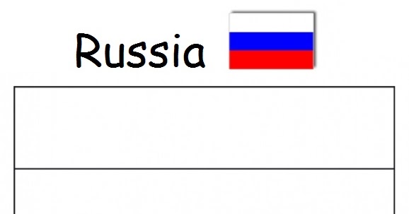 Geography Blog: Russia Flag Coloring Page