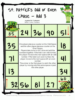Fun Games 4 Learning: St. Patrick's Day Math Freebies