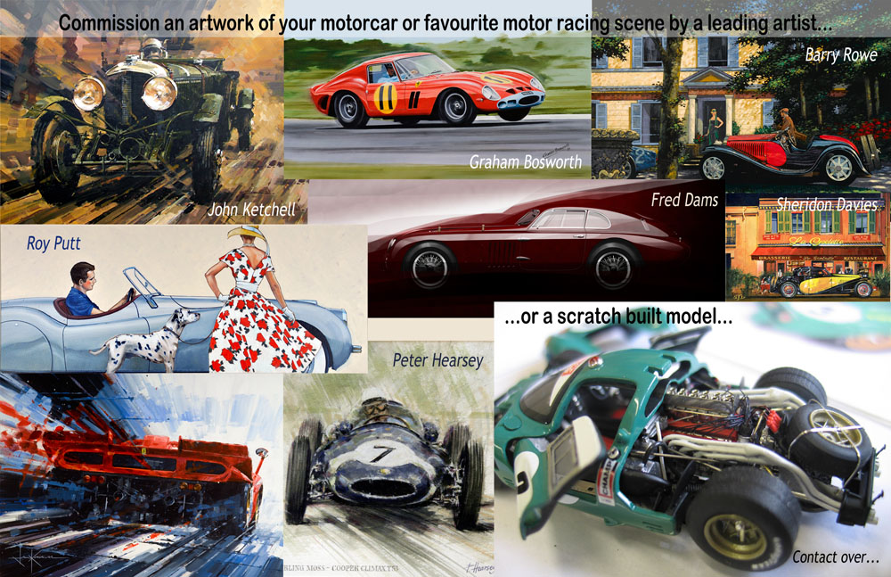 Why not commission a piece of motoring art?