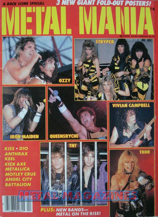 METAL MAGAZINES: METAL MANIA (USA)