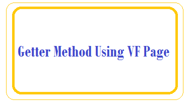 Expamle for Getter method using VFpage and 'apex class: - salesforce ...