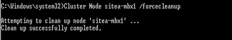The Cluster service cannot be started. An attempt to read configuration ...