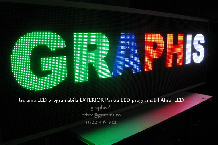 Graphis Advertising - Productie Publicitara: Reclama LED programabila ...