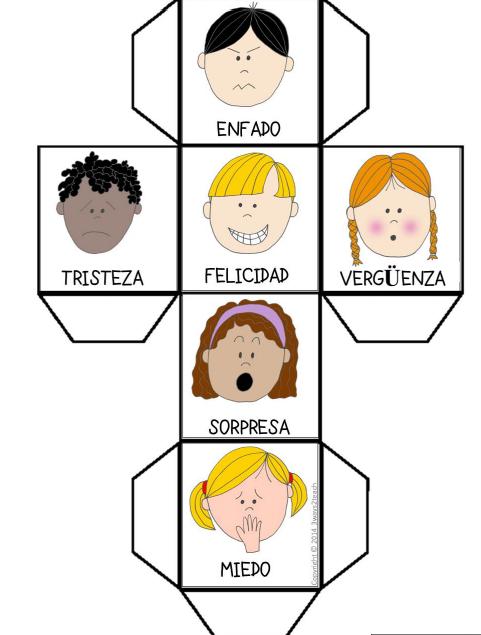 APRENDER Y CRECER JUNTOS: DADOS DE LAS EMOCIONES