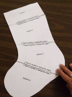 10 Moldes para hacer bonitas botas navideñas en fieltro ~ lodijoella