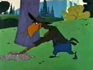 Cartoon-Vergleich: BACKWOODS BUNNY