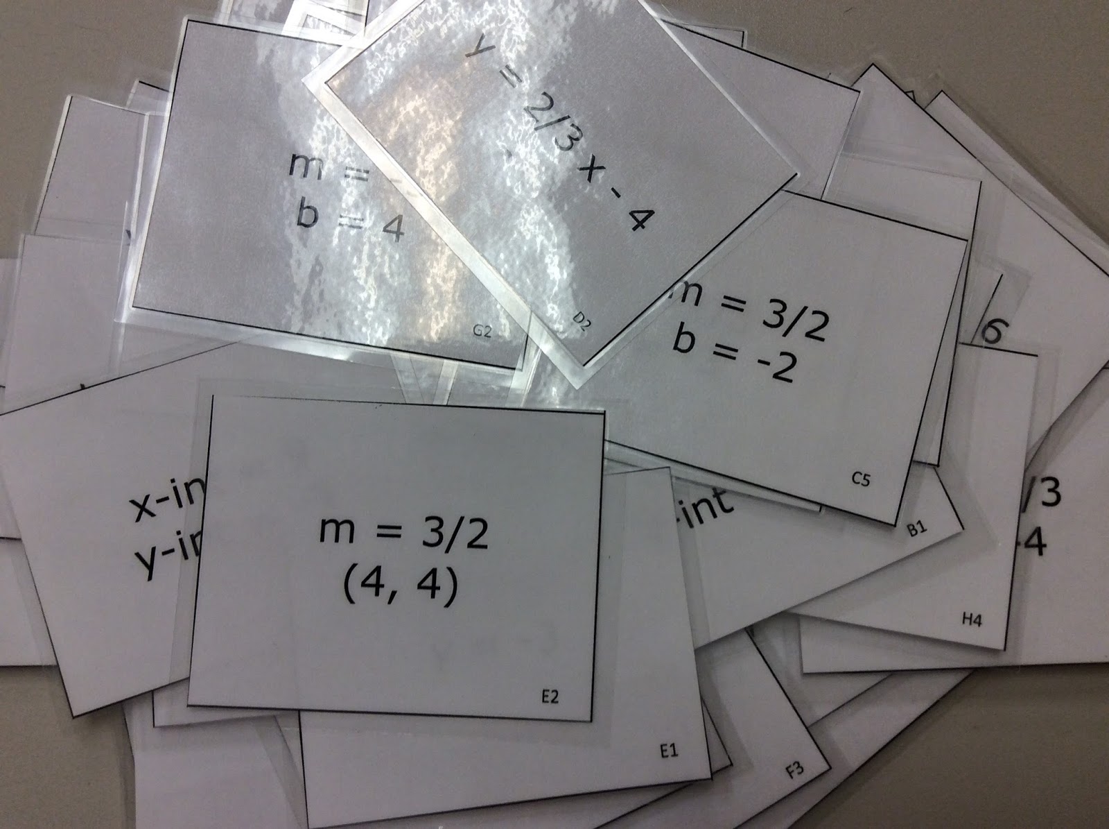 The Line Game - Linear Graph Review