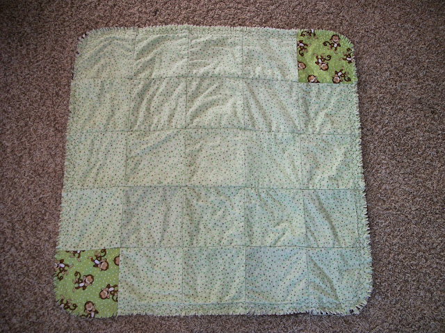 Deerecountry Quilts : Monkey rag quilt