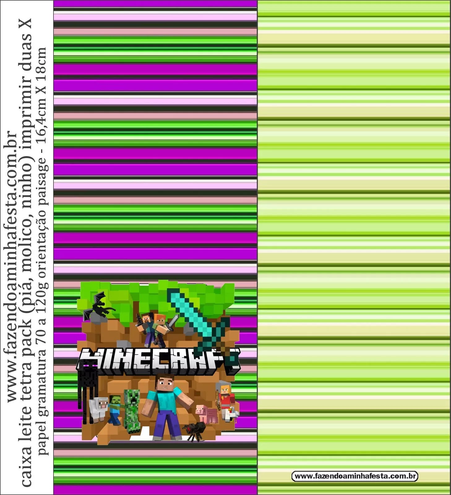 Minecraft Party Free Printable Candy Bar Labels. - Oh My Fiesta! for Geeks