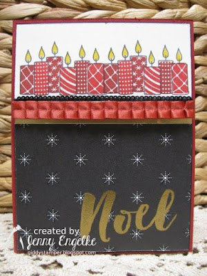 Giddy Stamper: Christmas Patterned Candles ~ HSS277
