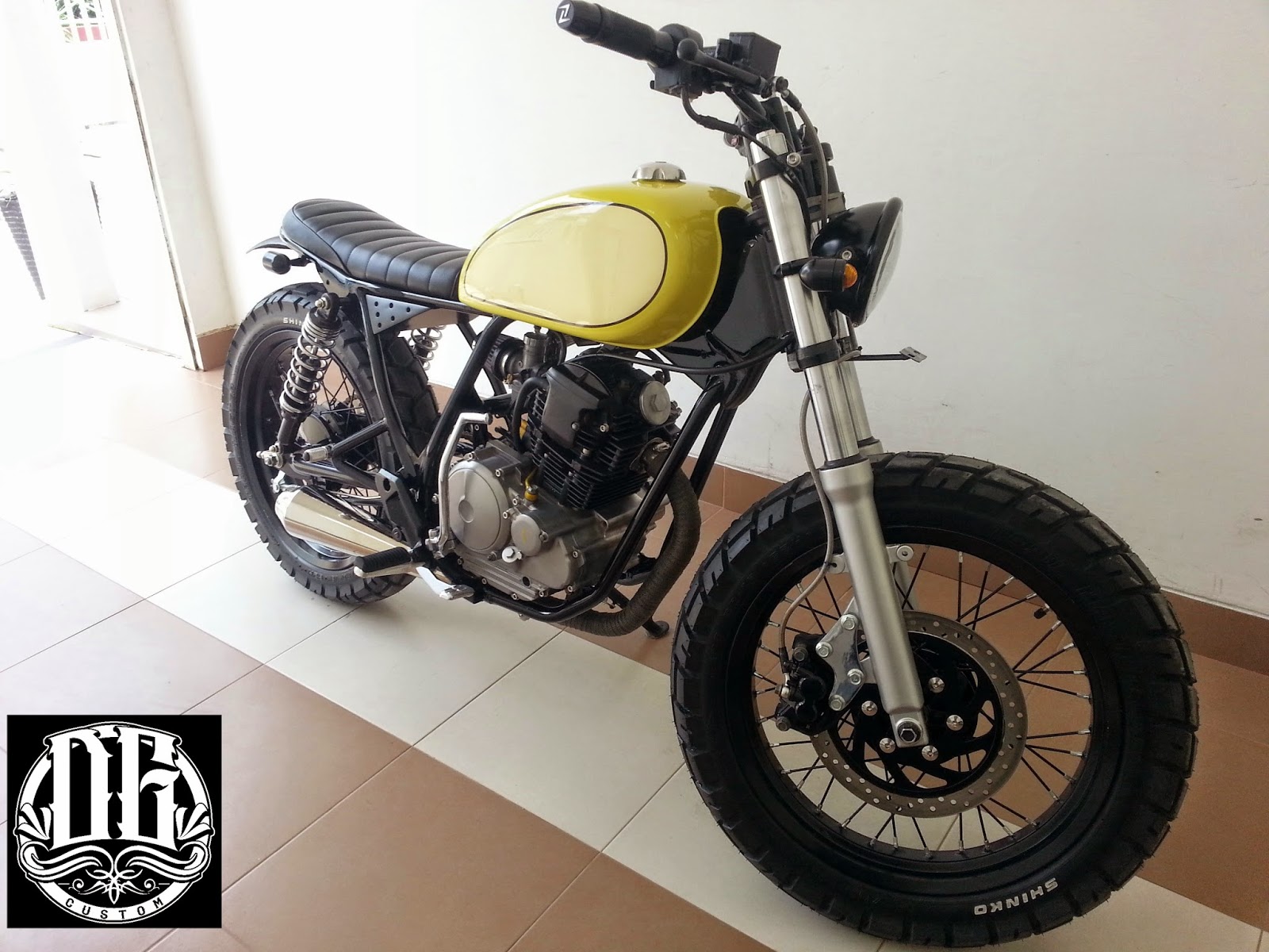 Tangki Knalpot Kustom: Yamaha Scorpio Modifikasi Japstyle