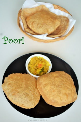 Poori Recipe | How to make puffy poori? | Happy's Cook