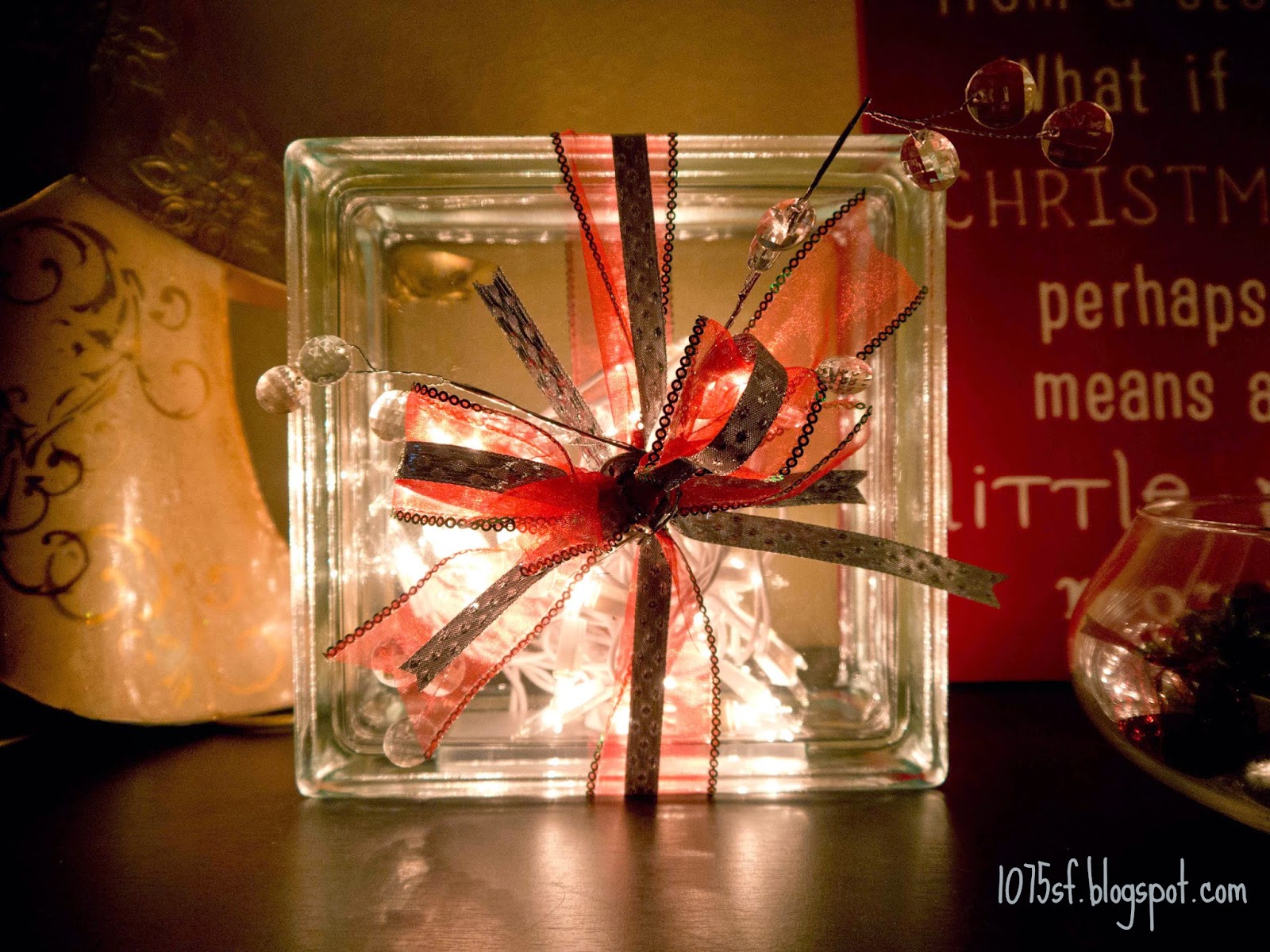 1075sf: diy: light up glass blocks