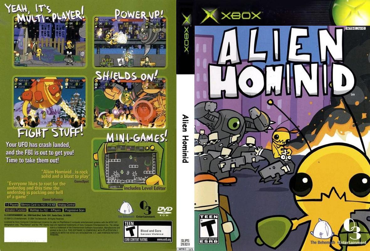 Alien Hominid - XBOX ~ Caverna dos Games