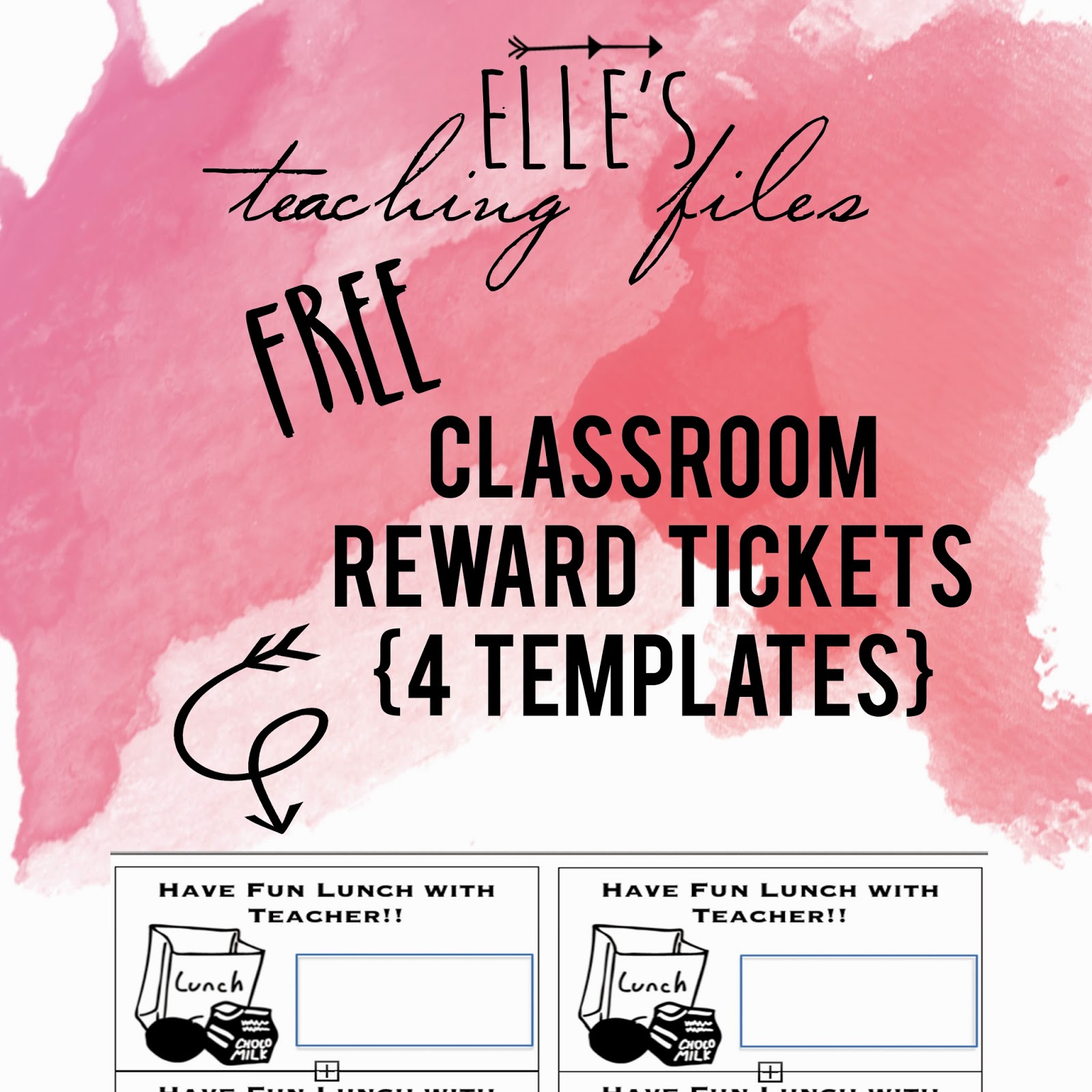 Easy Classroom Rewards for Students | FREE Download | Elle's Teaching Files