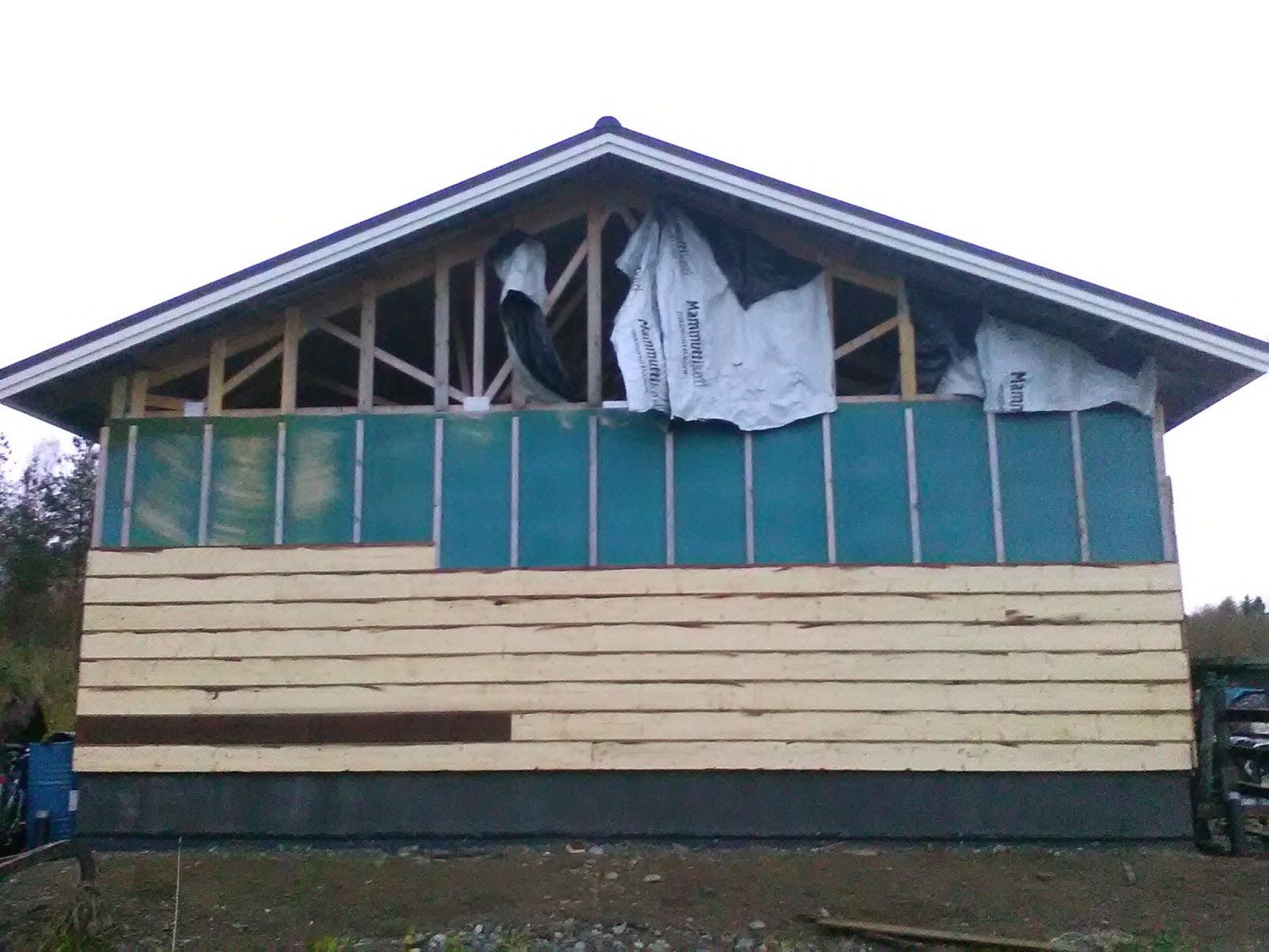 Puuhamutka. Myö rakennettaan hirsitalo Pohjjois-Karjallaan.: Talon ...