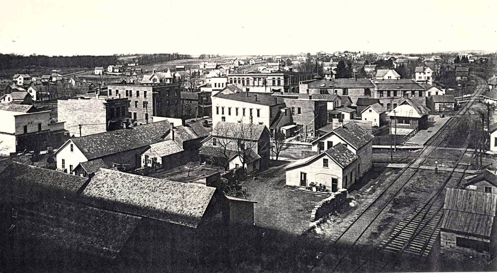 Westby, Wisconsin Remembered: View from the Cargill Grain Elevator — 1908