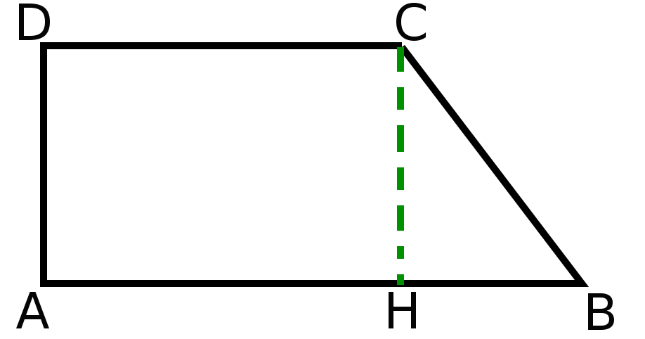 Come trovare lato del Trapezio Rettangolo