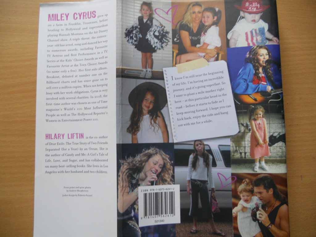 Watch Ur Disney/Nick Episodes!: Miley Cyrus - "Miles To Go" Full Book