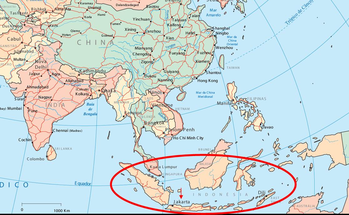 Indonesia Mapa