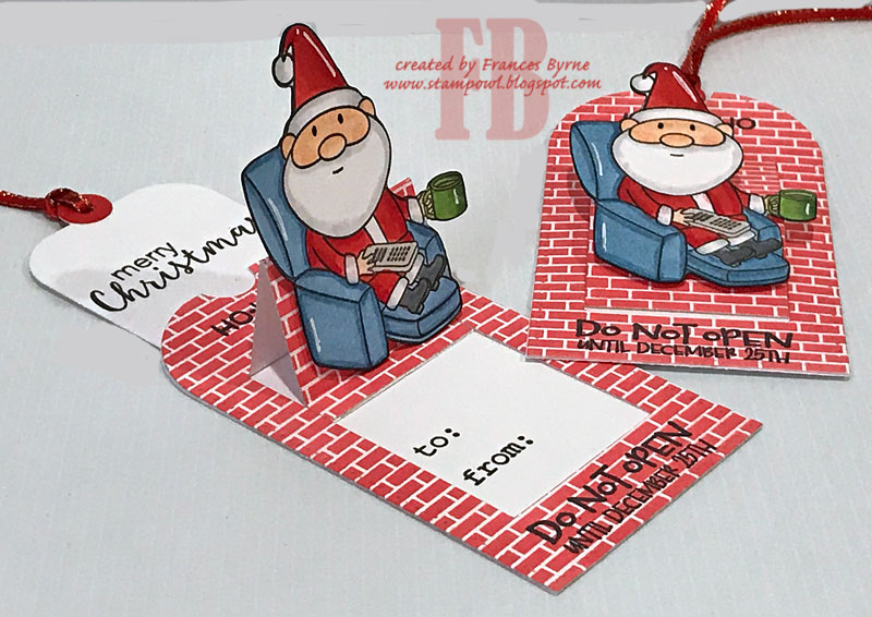 StampOwl's Studio: Santa Slider Tags