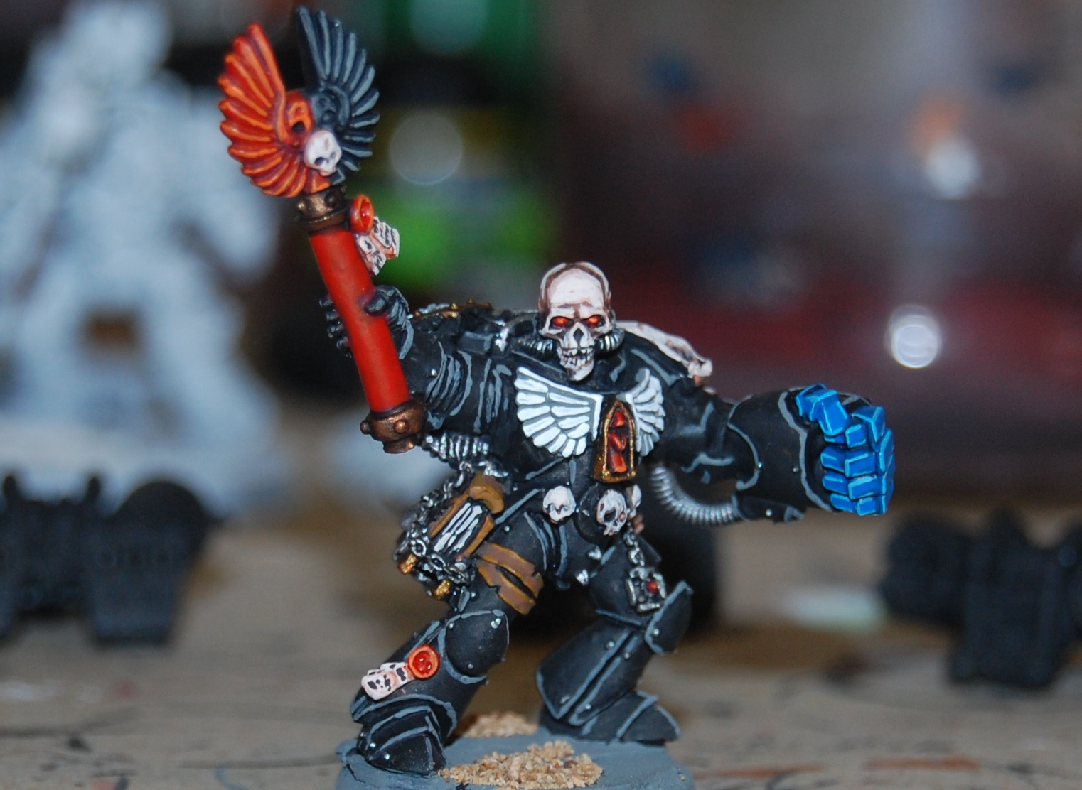 Pitched Battle: WIP: Chaplain with Power Fist