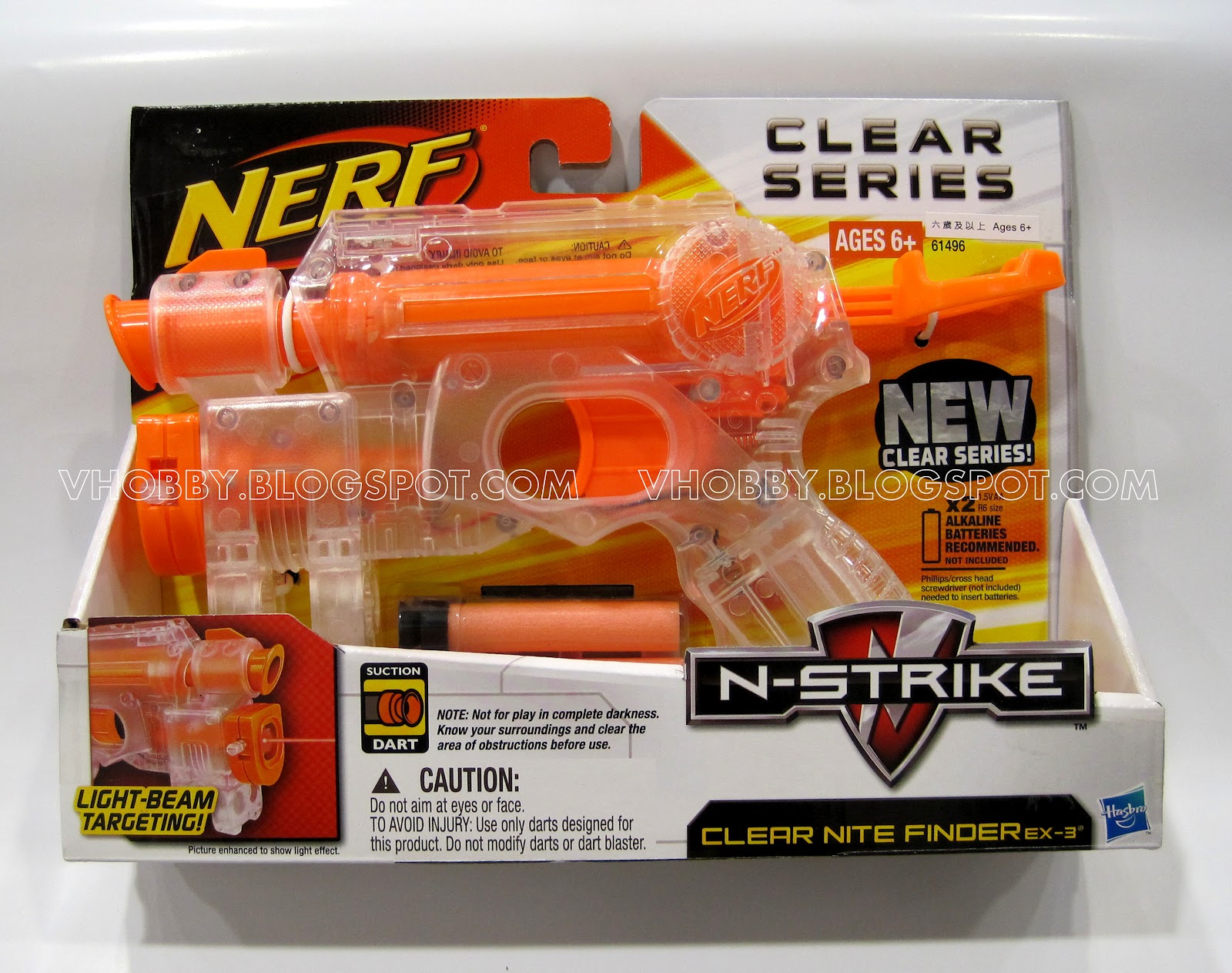VHOBBY: NERF: N-Strike Alpha Trooper CS-18/ Spectre REV-5 & Clear Nite ...